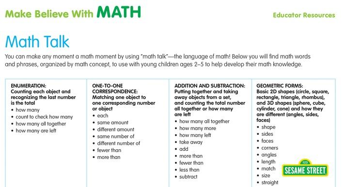 Math | Sesame Street | Classroom Resources | PBS LearningMedia