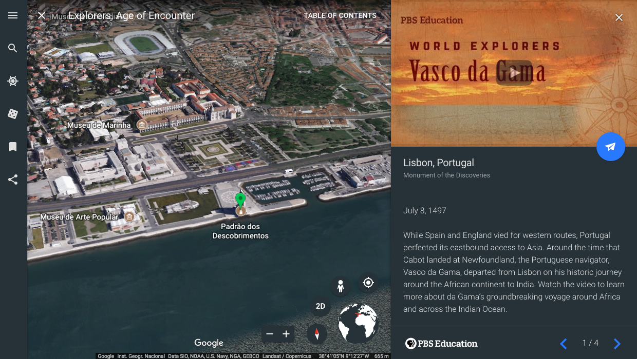 Explorers: Age of Encounter | Google Earth Voyager Stories | PBS ...