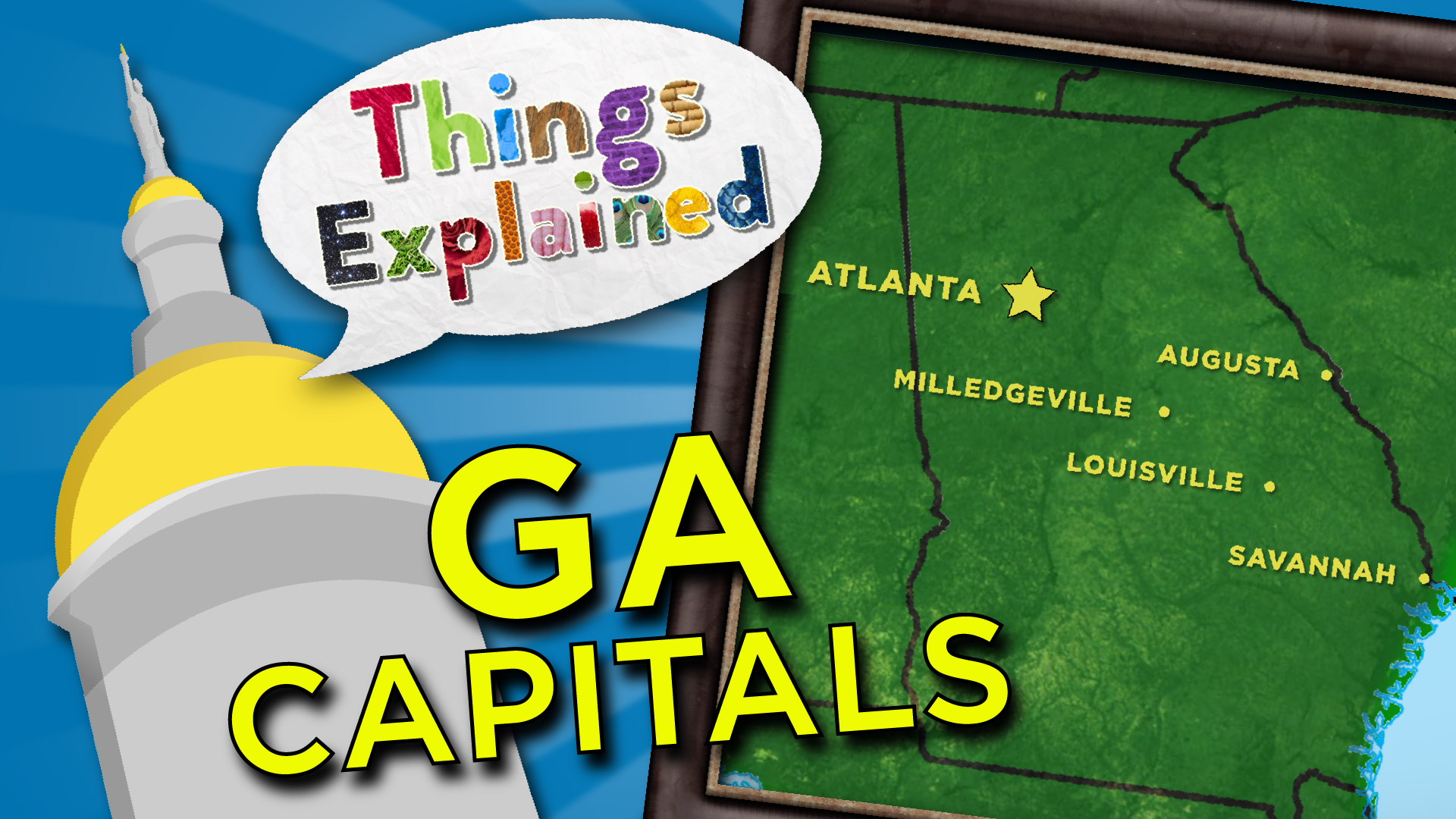 Georgias Five Capital Cities Things Explained Pbs Learningmedia