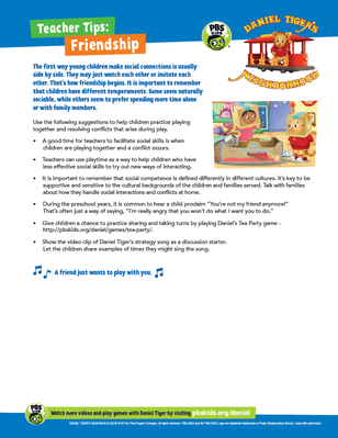 Friendship | Daniel Tiger: Life's Little Lessons | Preschool | Media ...