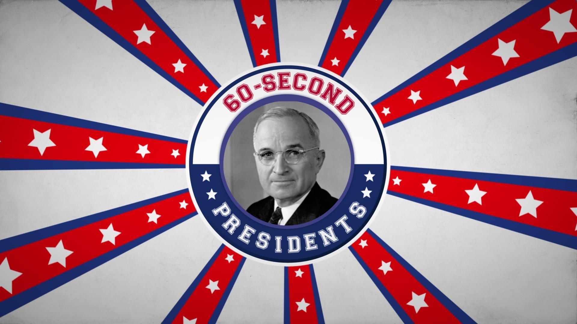 Harry S. Truman | 60-Second Presidents | PBS LearningMedia