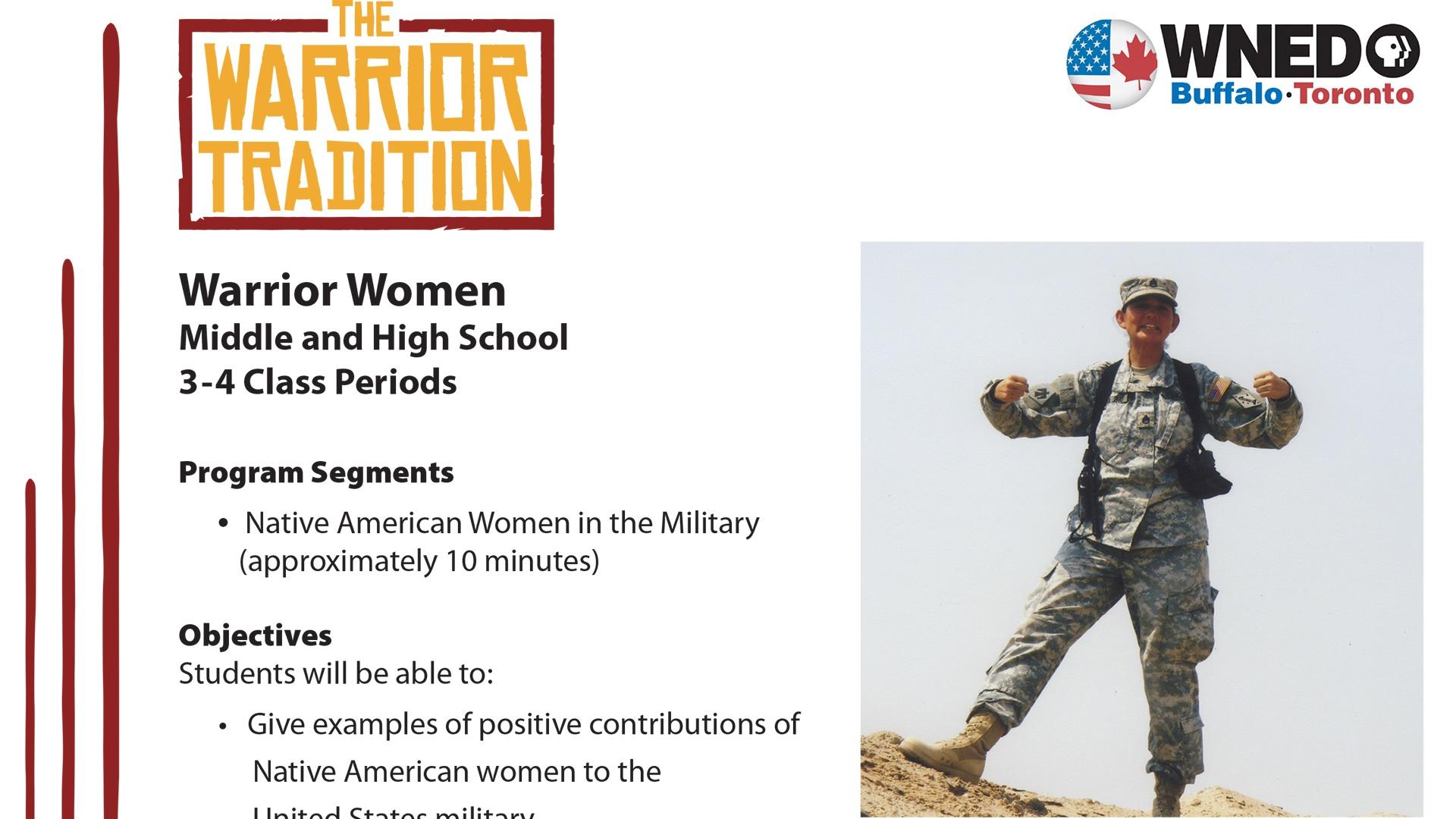 Warrior Women: Lesson Plan | The Warrior Tradition | PBS LearningMedia