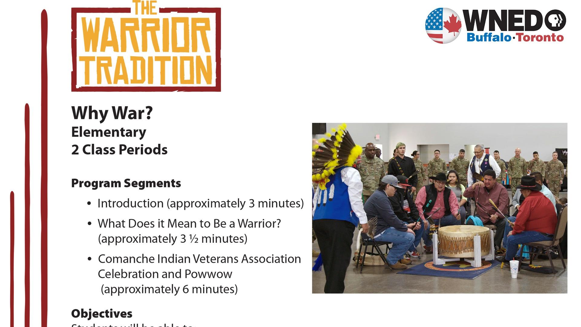 Why War? Lesson Plan | The Warrior Tradition | PBS LearningMedia