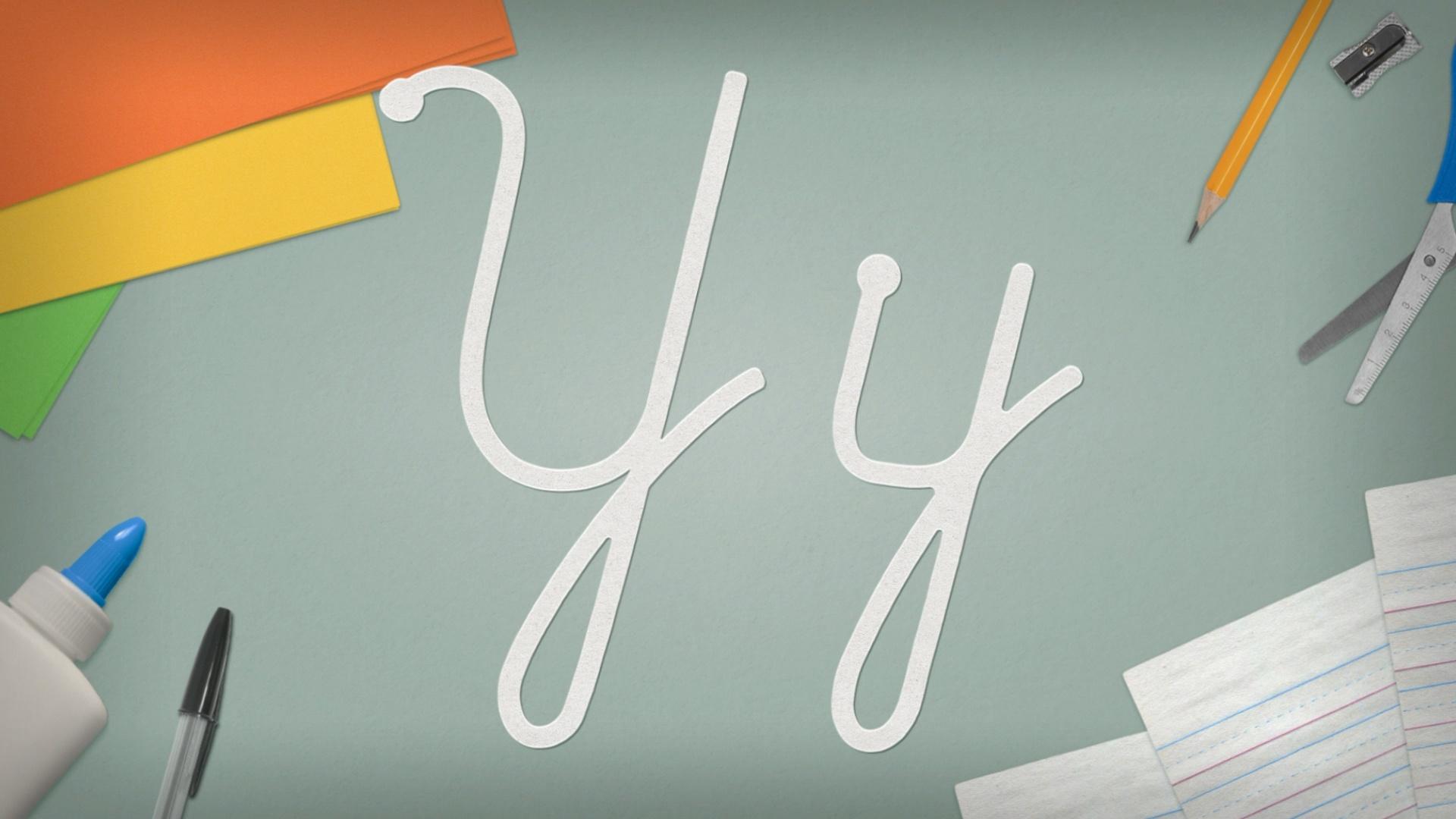 The Letter Y | Cursive Connection | PBS LearningMedia