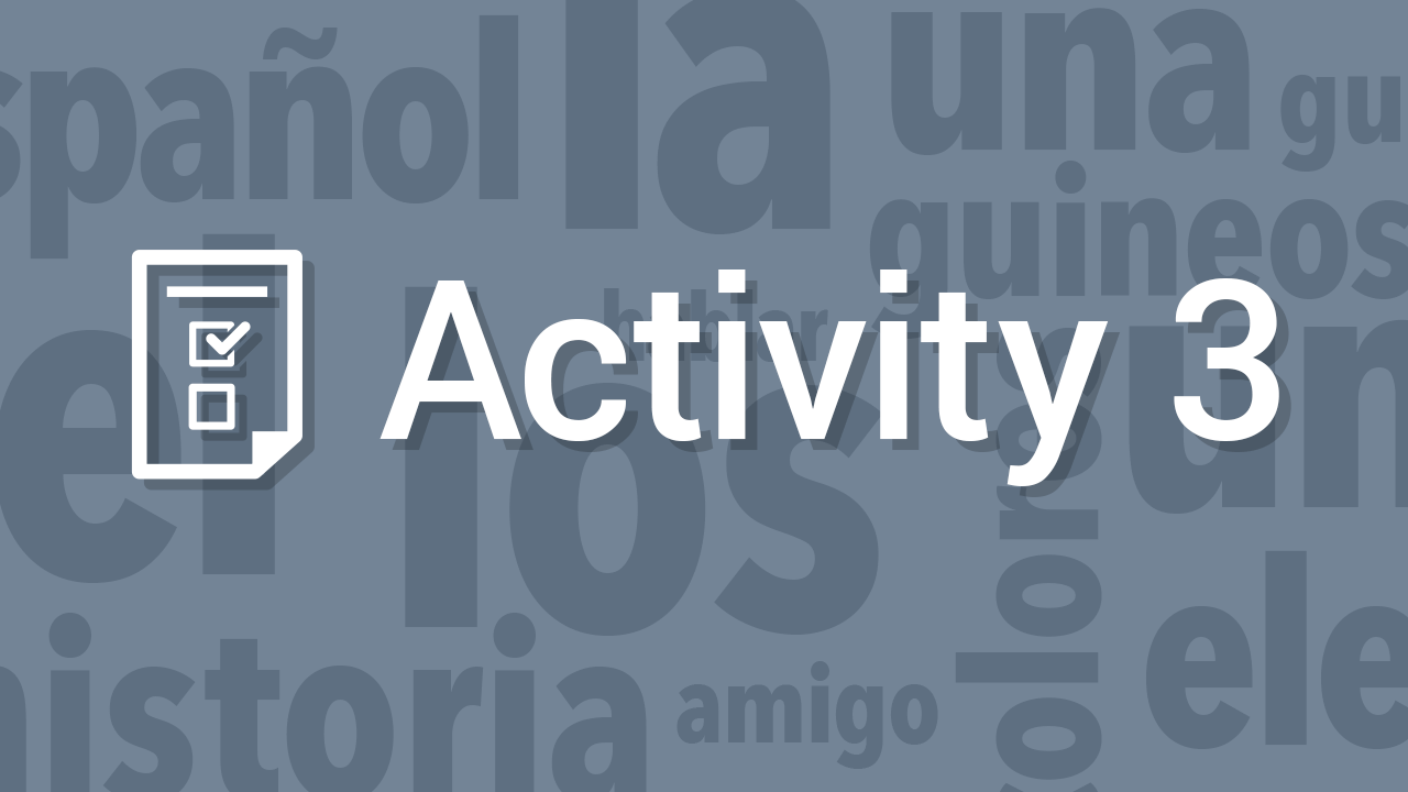 Supplemental Spanish Grades 3-5 | Writing - Structure - Simple ...