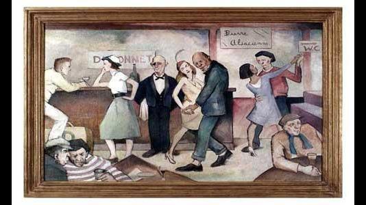 Americans in a Parisian Bar, Mid-1900s | PBS LearningMedia