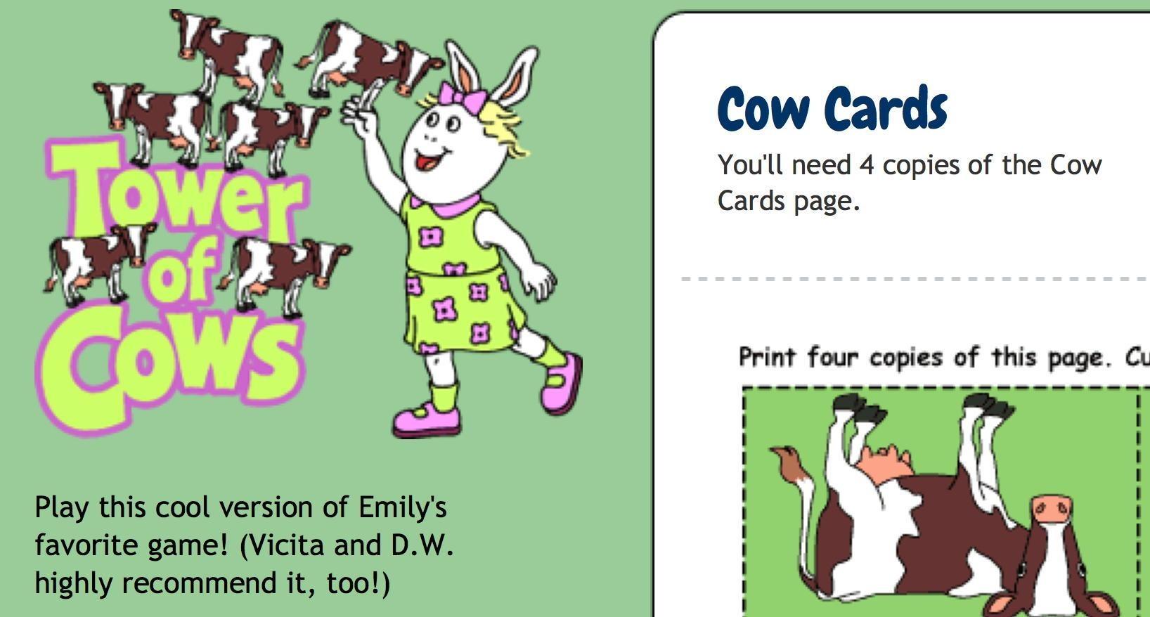 Tower of Cows | Grades K-2, 3-5 Preschool Teaching and Lesson Resources