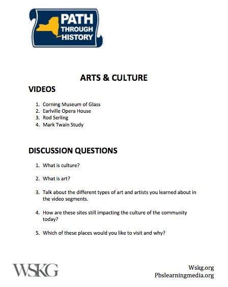 Arts Culture Discussion Questions PBS LearningMedia arts-culture-discussion-questions-pbs-learningmedia
