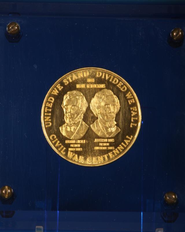 Centennial Medallion Paperweight, 1961 | A State Divided | PBS ...