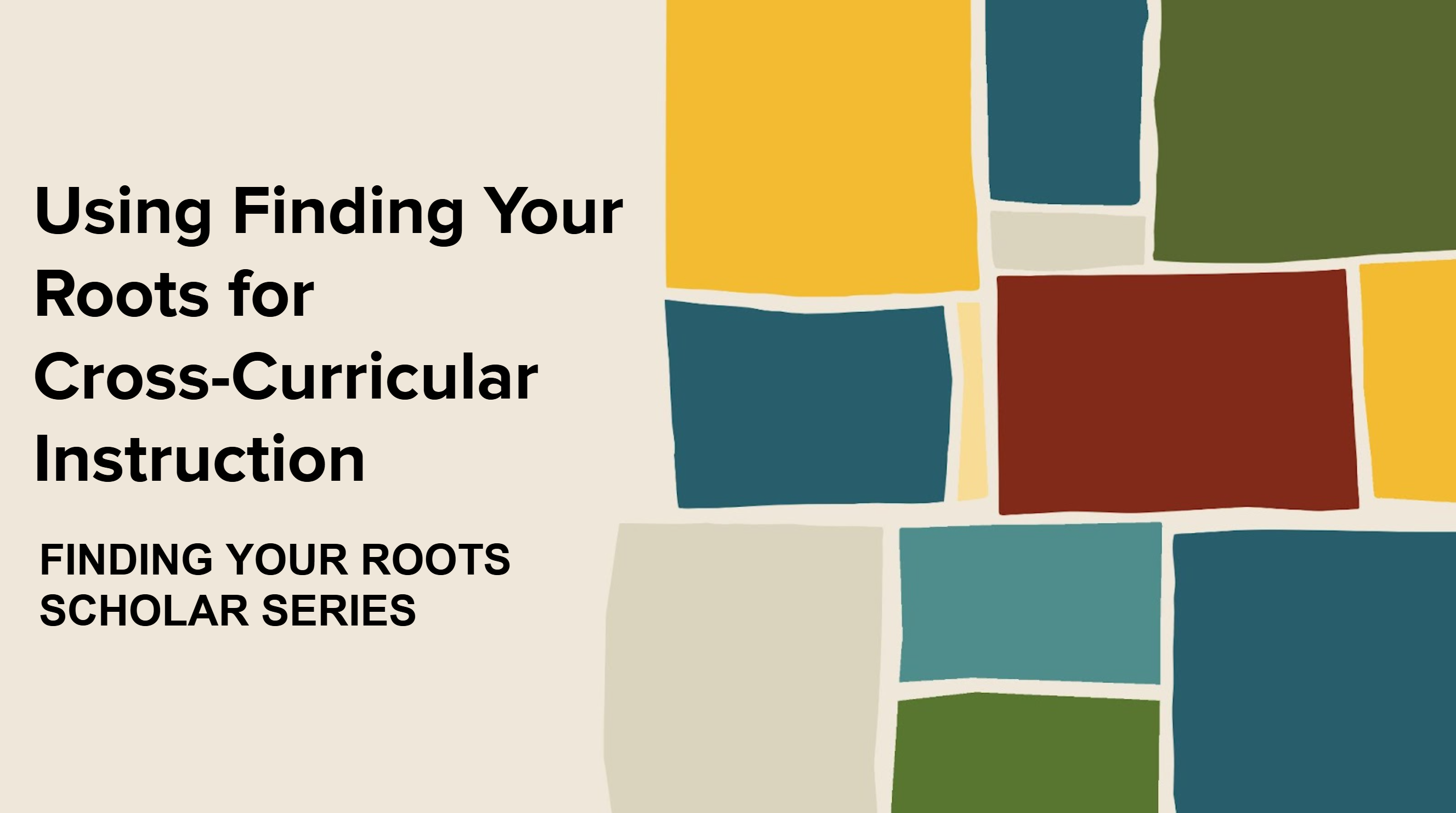 Using Roots for Cross Curricular Instruction | Finding Your Roots | PBS LearningMedia