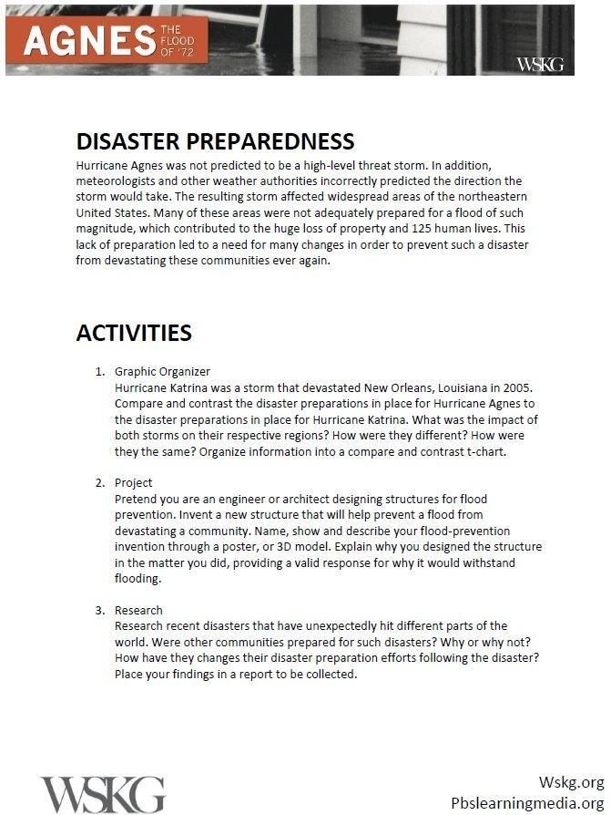 Disaster Preparedness Activities PBS LearningMedia disaster-preparedness-activities-pbs-learningmedia