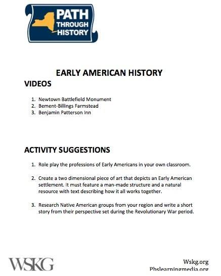 Early American History Activities | PBS LearningMedia