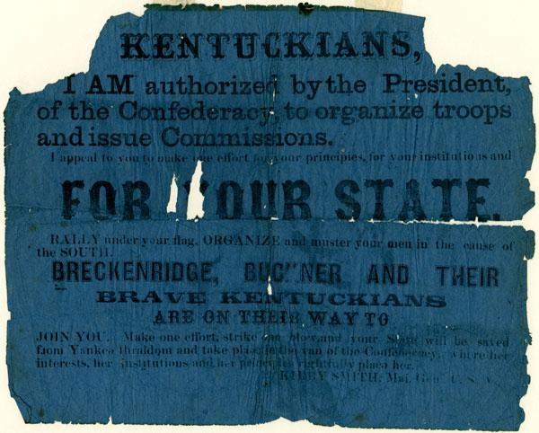 Handbill, 1862 | A State Divided | PBS LearningMedia