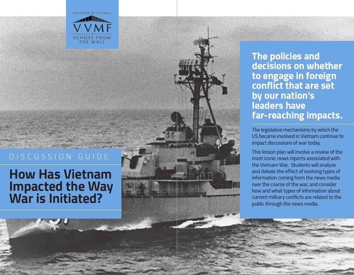 How is War Initiated? Discussion Guide | Vietnam Veterans Memorial Fund ...