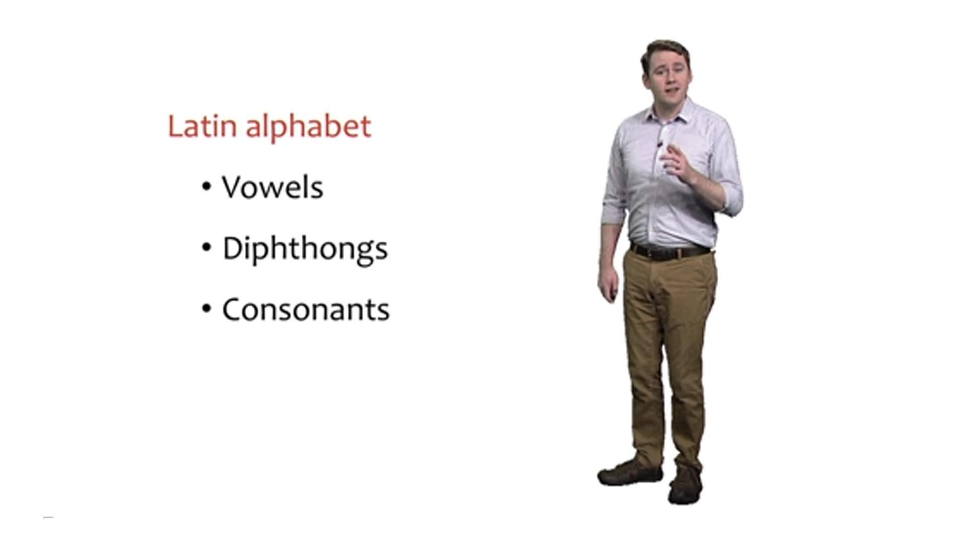 The Latin Alphabet And Pronunciation Latin Grammar PBS LearningMedia