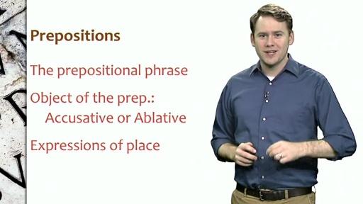 Prepositions | Latin Grammar | PBS LearningMedia