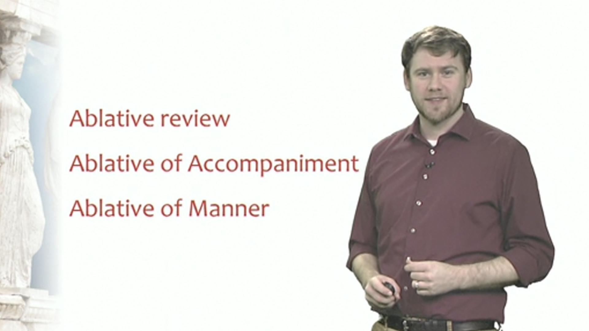 The Ablatives of Accompaniment and Manner | Latin Grammar | PBS ...