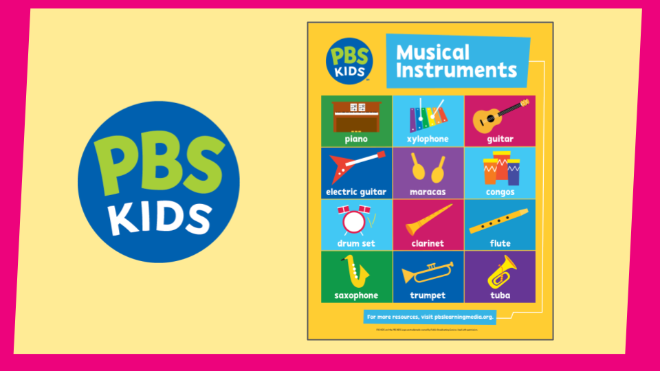 Arts-Themed Classroom Posters | PBS KIDS | PBS LearningMedia