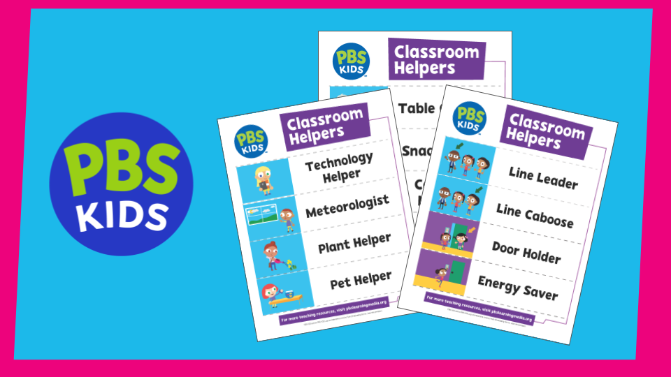 Social-Emotional Learning-Themed Classroom Posters | PBS KIDS | PBS ...