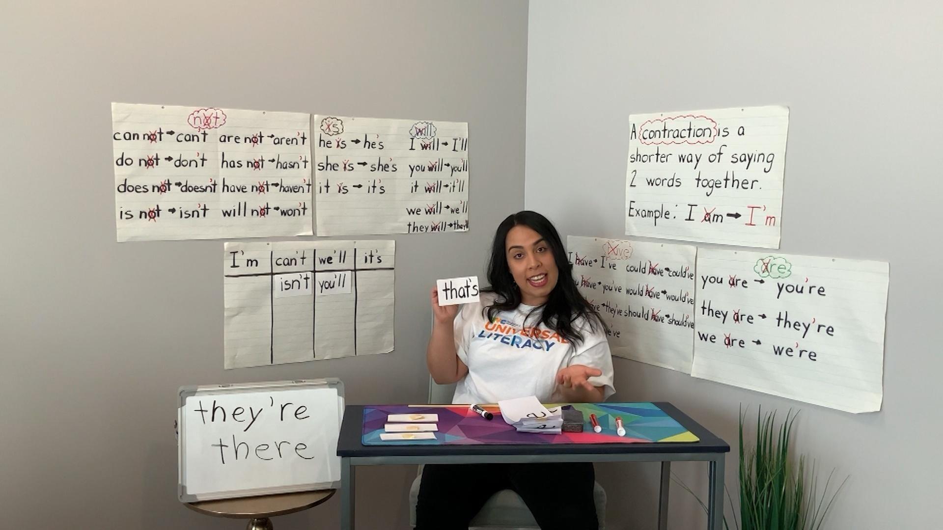 Blend/Decode Contractions ’VE, ’RE, ’M, ’S, N’T, ’LL | Let's Learn ...