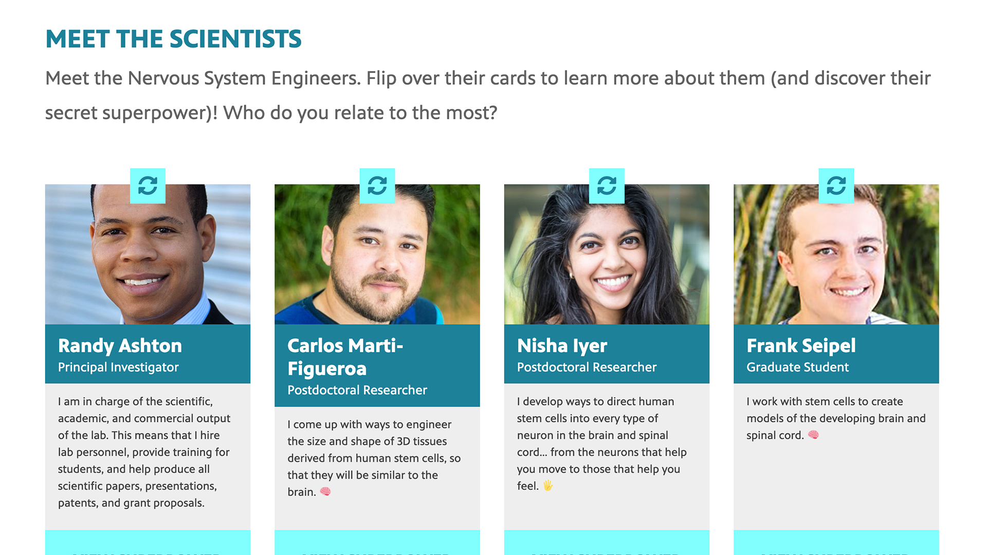 Nervous System Engineers: Superpowered by Stem Cells | Meet the Lab ...