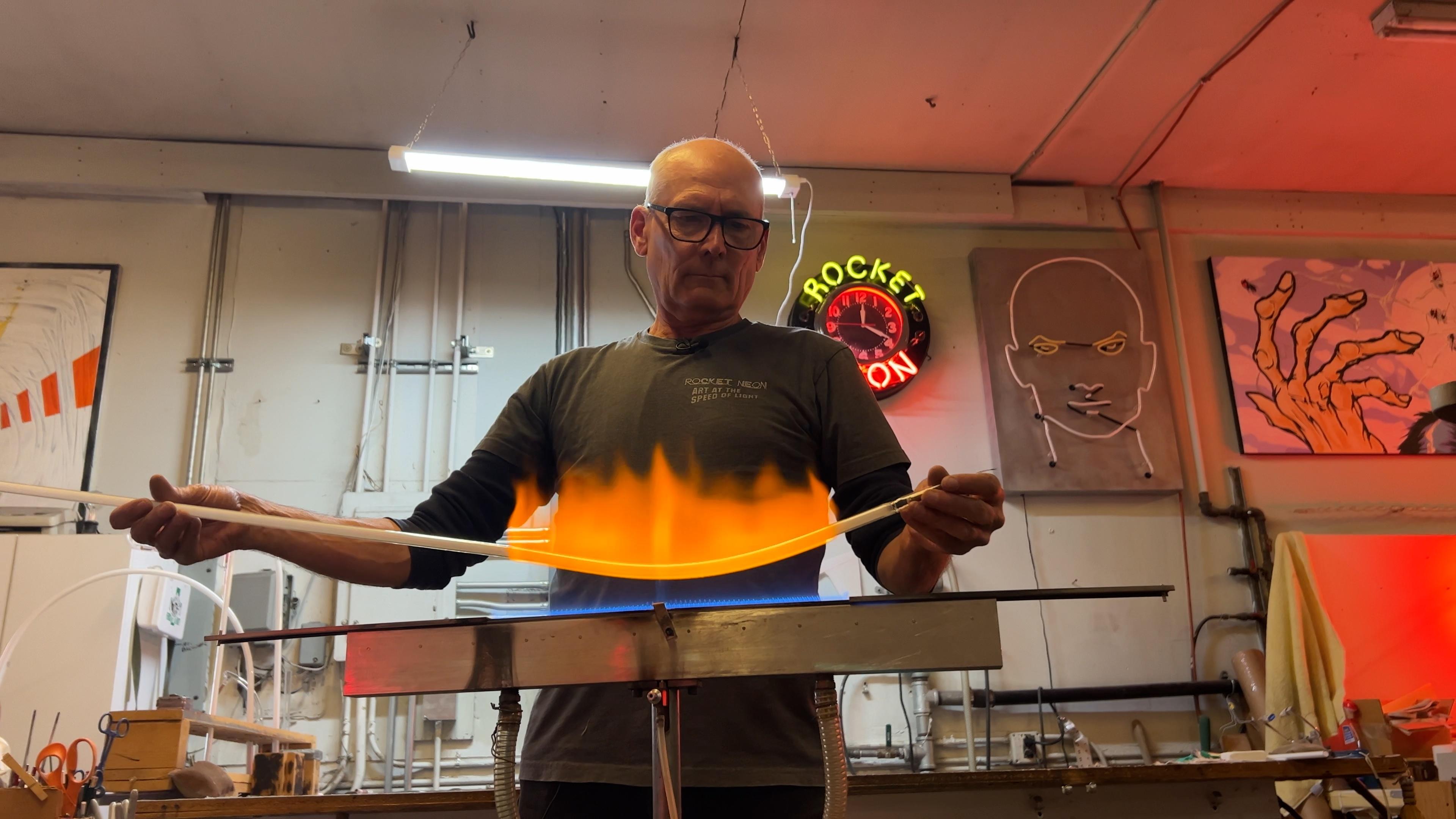 Glass-Bending with Artist Wil Kirkman | createid | PBS LearningMedia