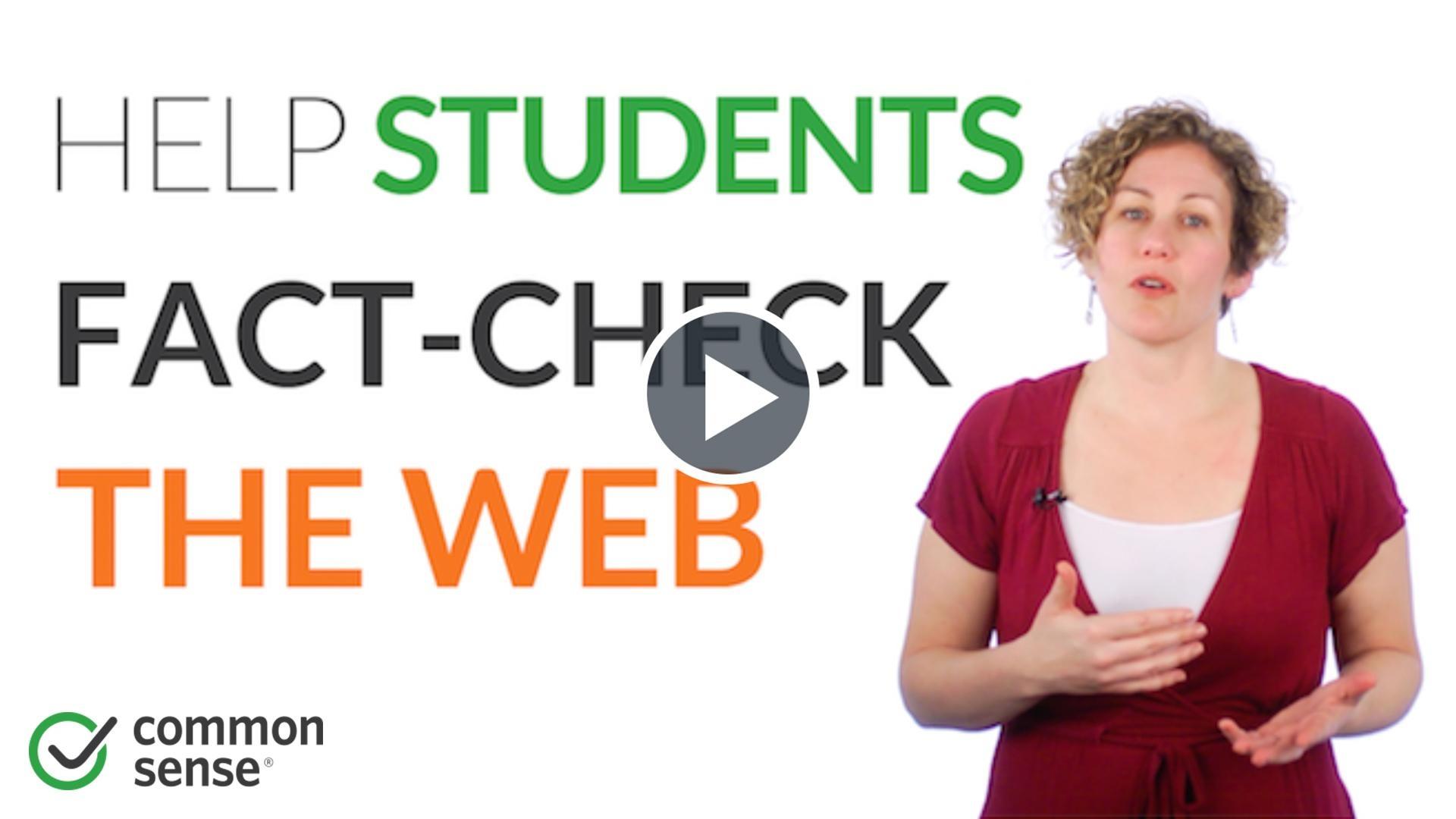 Fact-Checking the Web | Common Sense Education | PBS LearningMedia