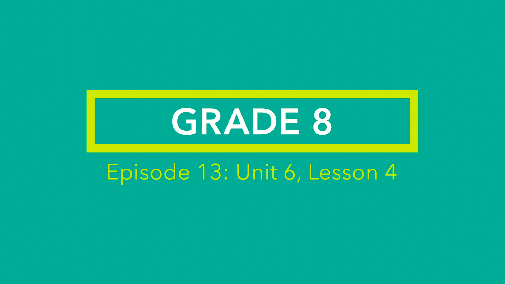 Fitting a Line to Data | PBS LearningMedia