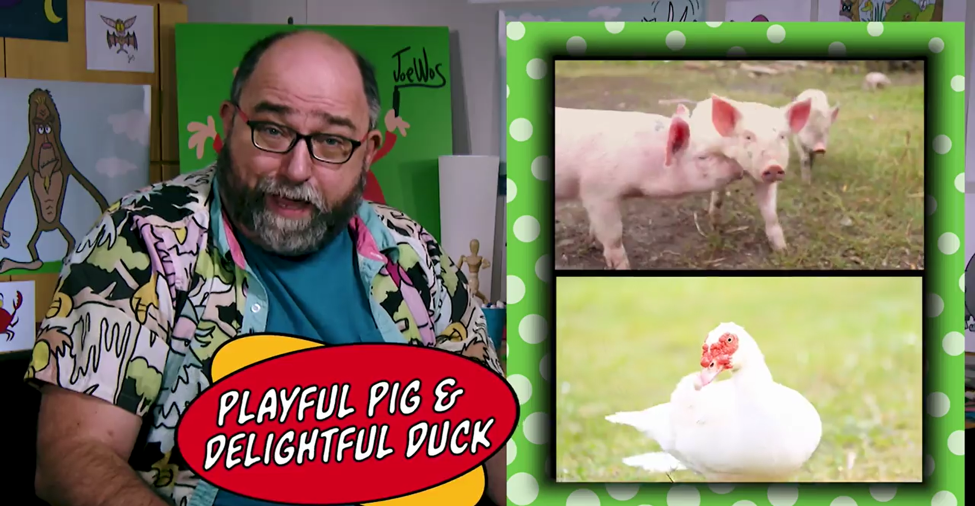 Down on the Farm: Playful Pig and Delightful Duck | Cartoon Academy ...