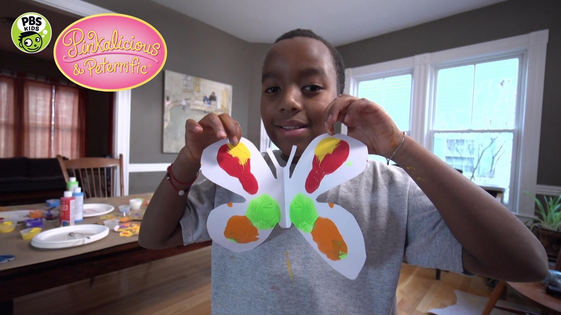 Symmetrical Butterfly Art | PINKALICIOUS & PETERRIFIC® | PBS LearningMedia