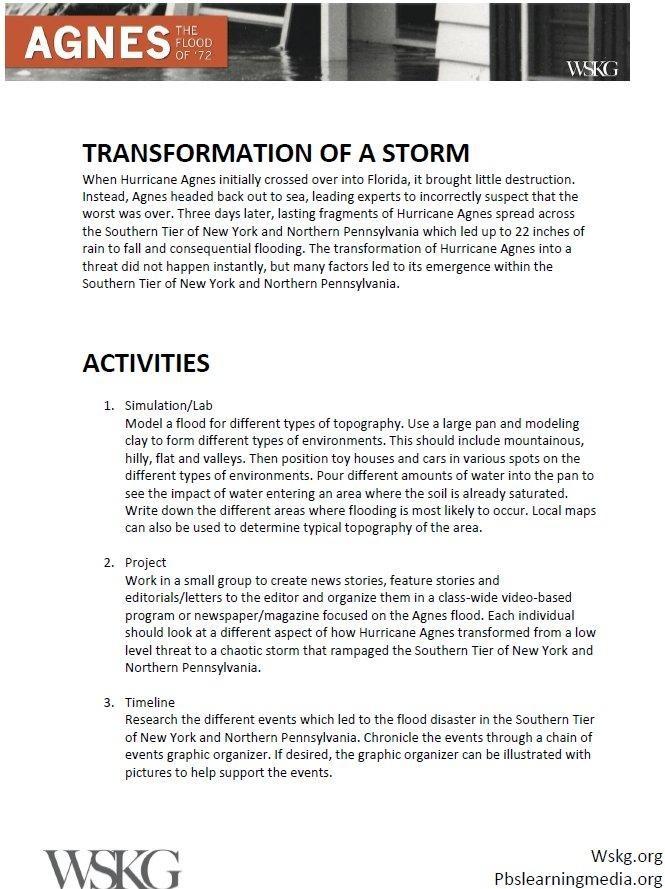Transformation of a Storm | Activities | PBS LearningMedia