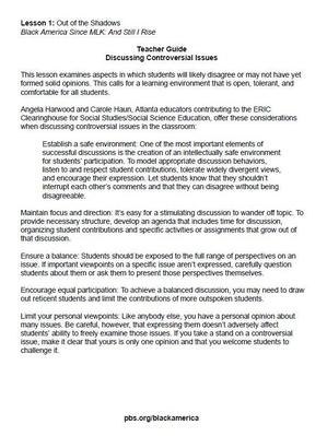 Out of the Shadows | Black America Since MLK: And Still I Rise | Social ...