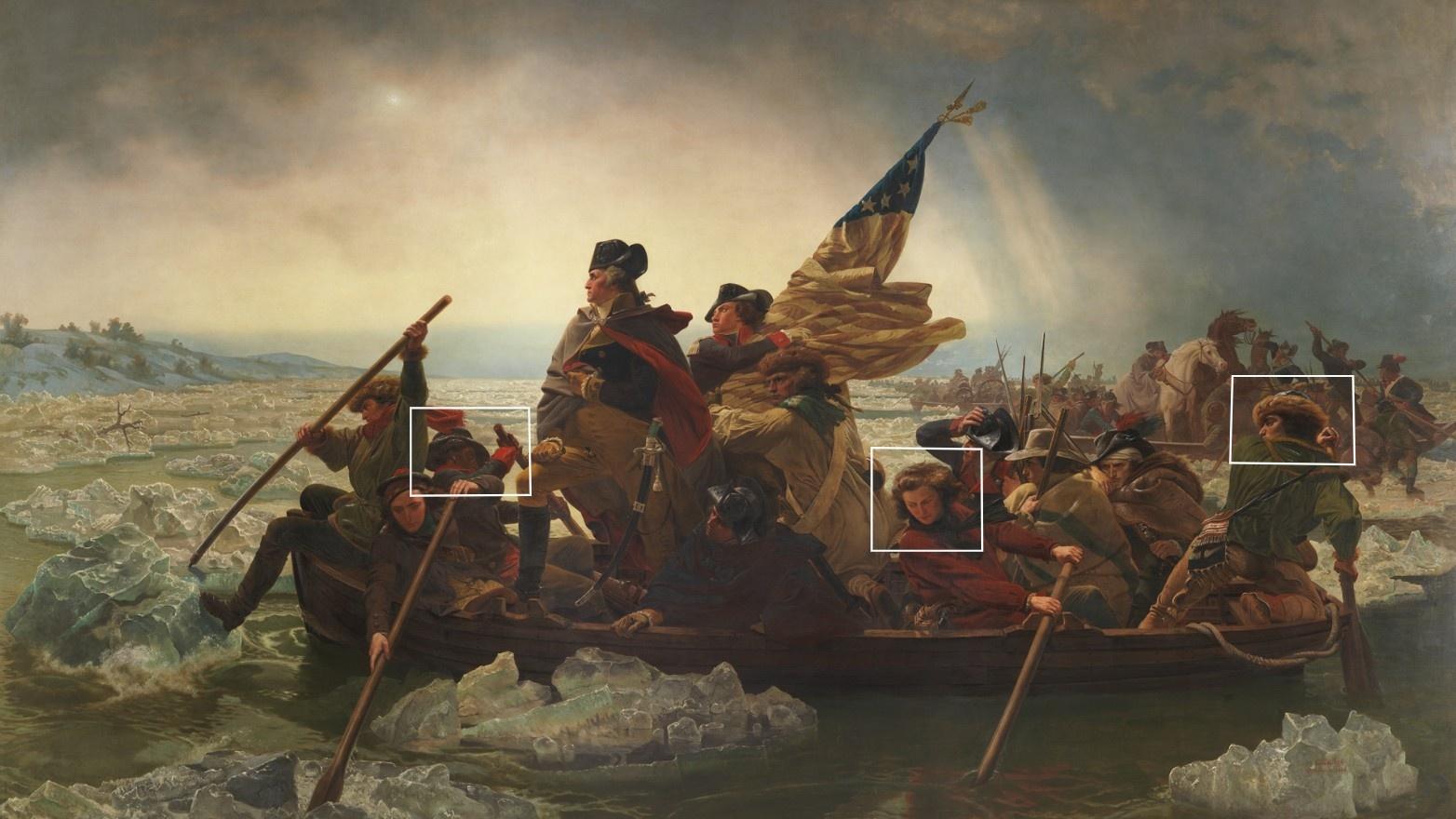 Washington Crossing the Delaware | Interactive Image | PBS LearningMedia