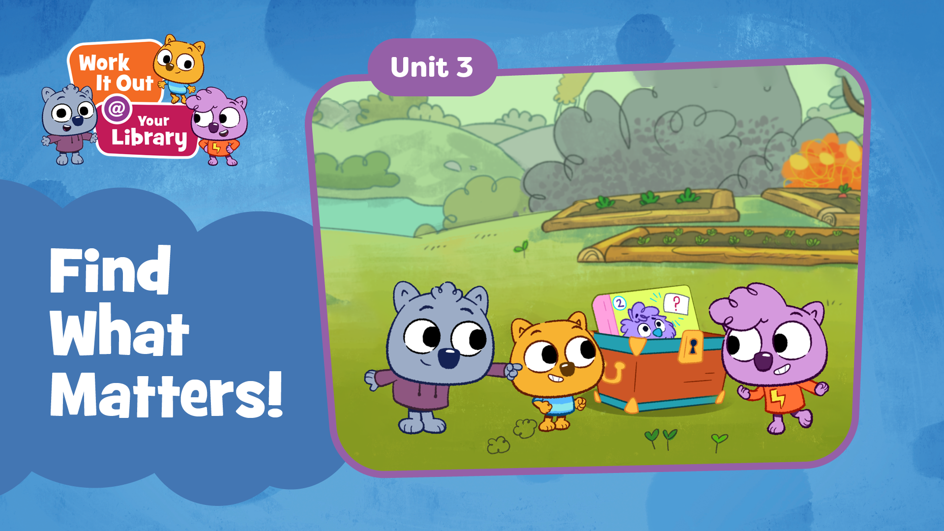 Unit 3: Find What Matters! | Work It Out @ Your Library | PBS LearningMedia