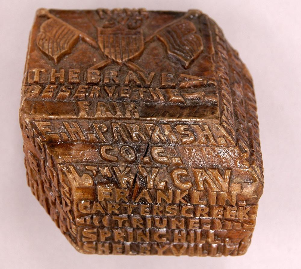 Carved Wood Block, 1864 | A State Divided | PBS LearningMedia