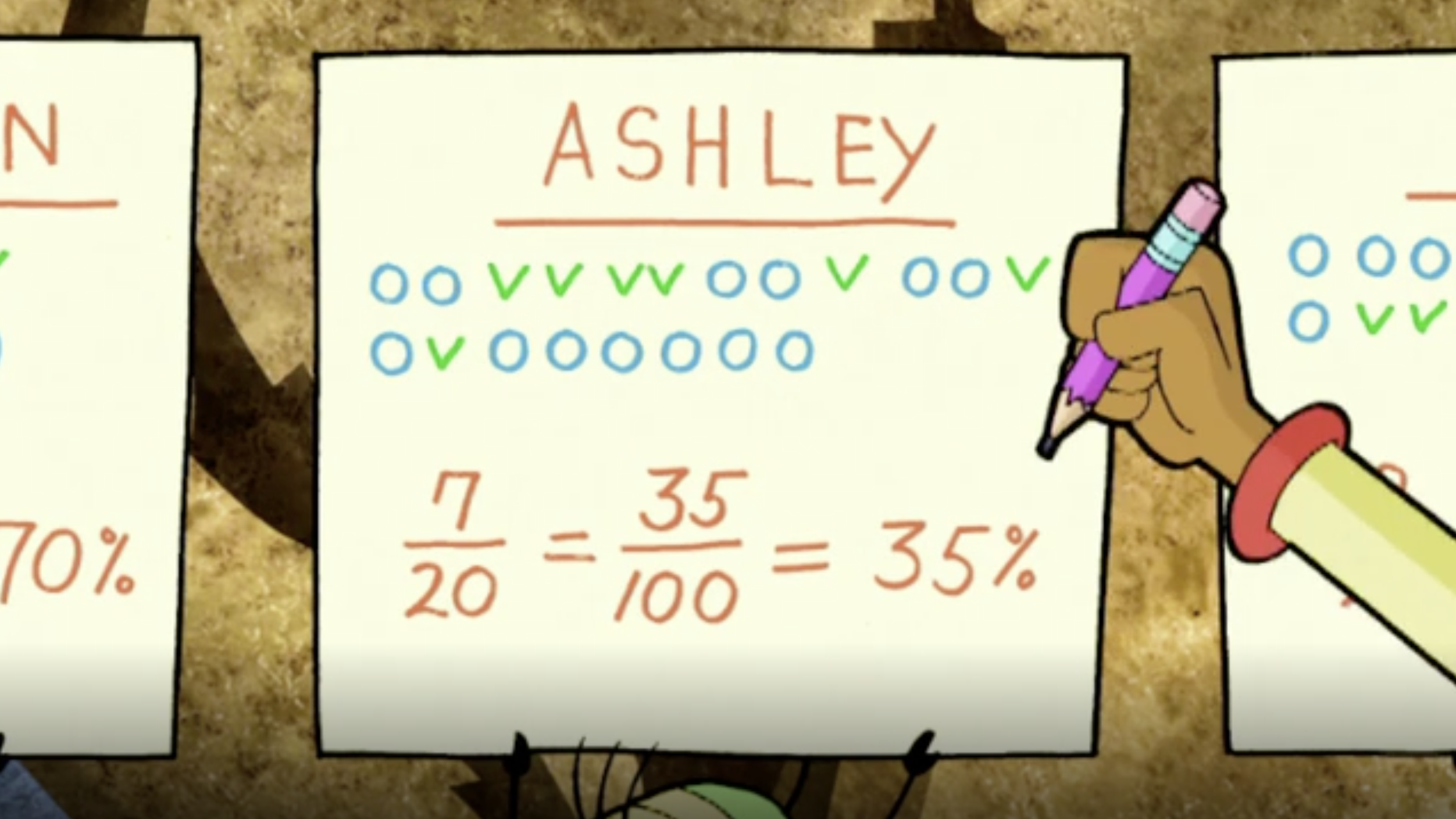 Introduction to Comparing Fractions by Using Percents | Cyberchase ...