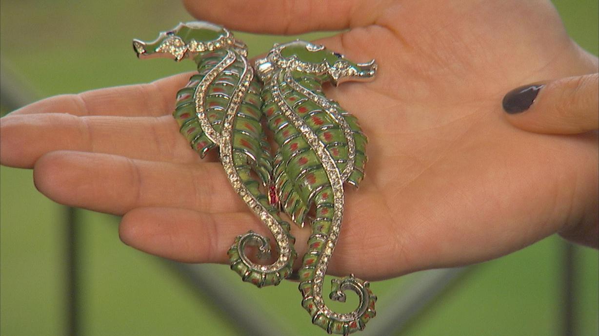 Appraisal: Coro Duette Seahorse Brooch, ca. 1945 | Watch on PBS Wisconsin