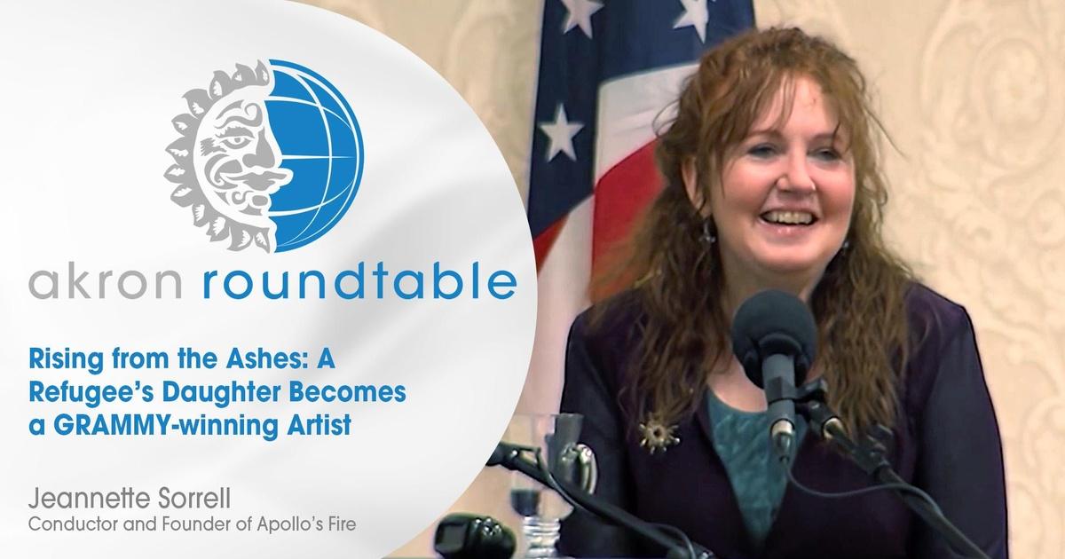 Akron Roundtable Signature Series | Akron Roundtable — Jeannette Sorrell, Conductor and Founder ...