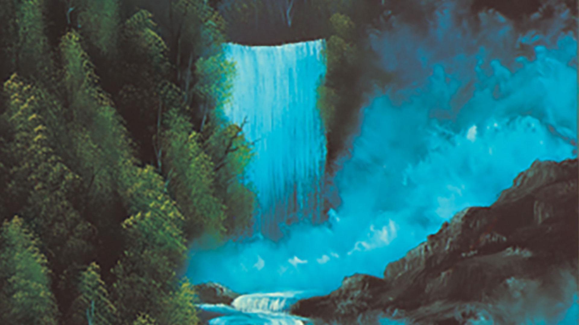 Waterfall Wonder | The Best of the Joy of Painting with Bob Ross ...