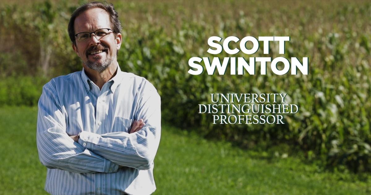 MSU Video | Scott Swinton | University Distinguished Professor | PBS