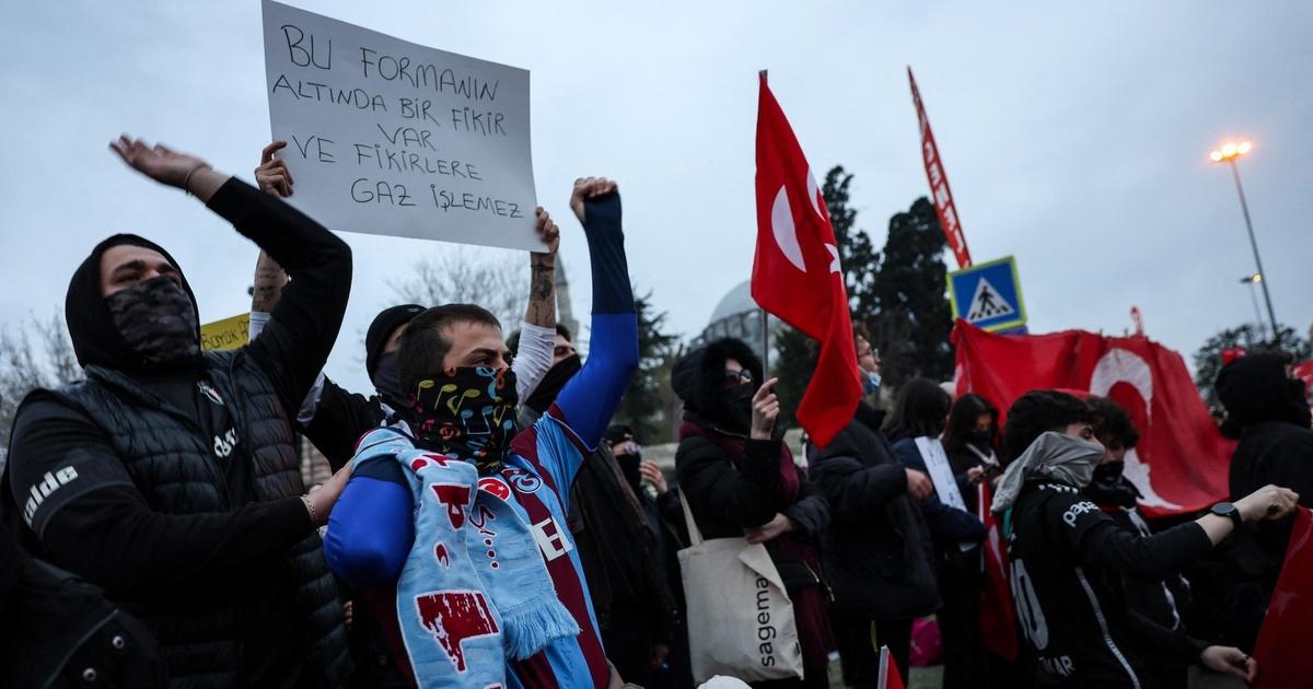 PBS News Hour | News Wrap: Turkey protests erupt after Erdogan rival ...