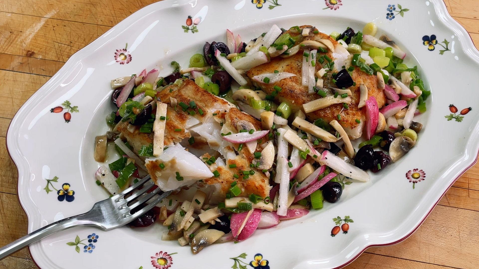 Jacques Pépin Makes Sautéed Cod with Mushrooms | American Masters ...