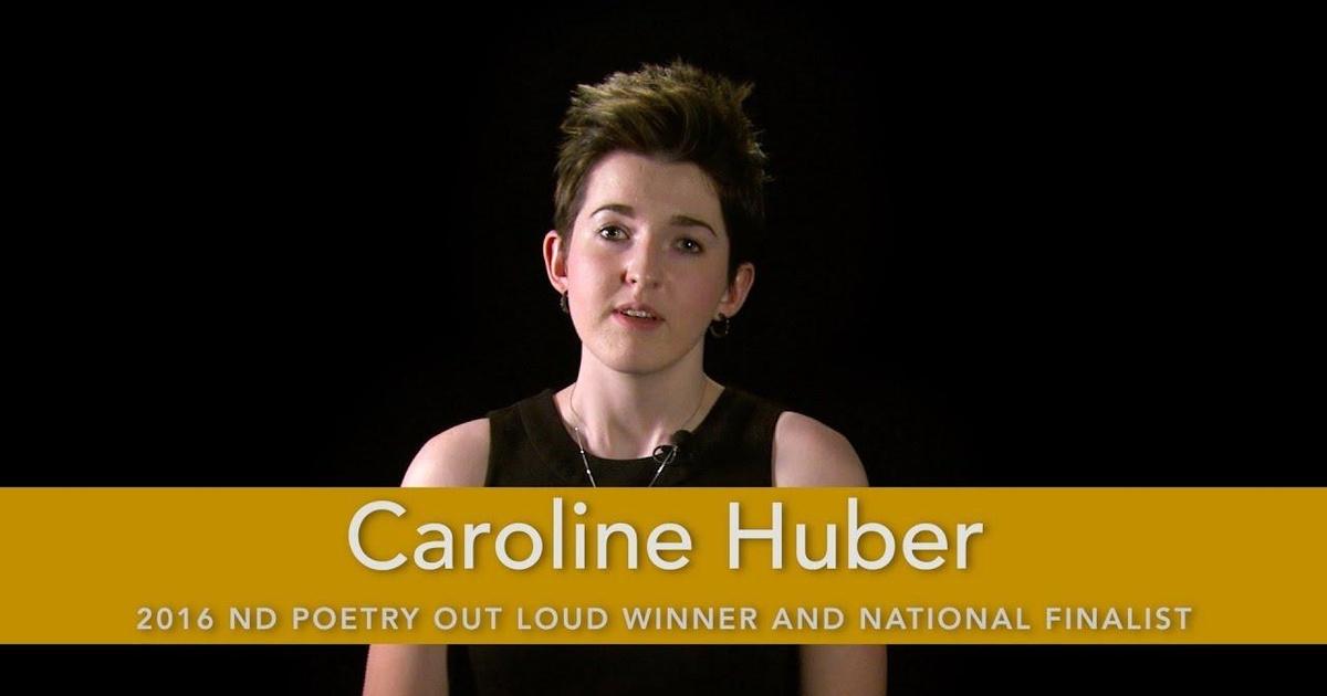 North Dakota Poetry Out Loud | Caroline Huber: 2016 ND Poetry Out Loud ...