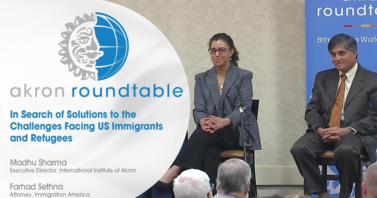 Akron Roundtable Signature Series | Akron Roundtable — Madhu Sharma ...