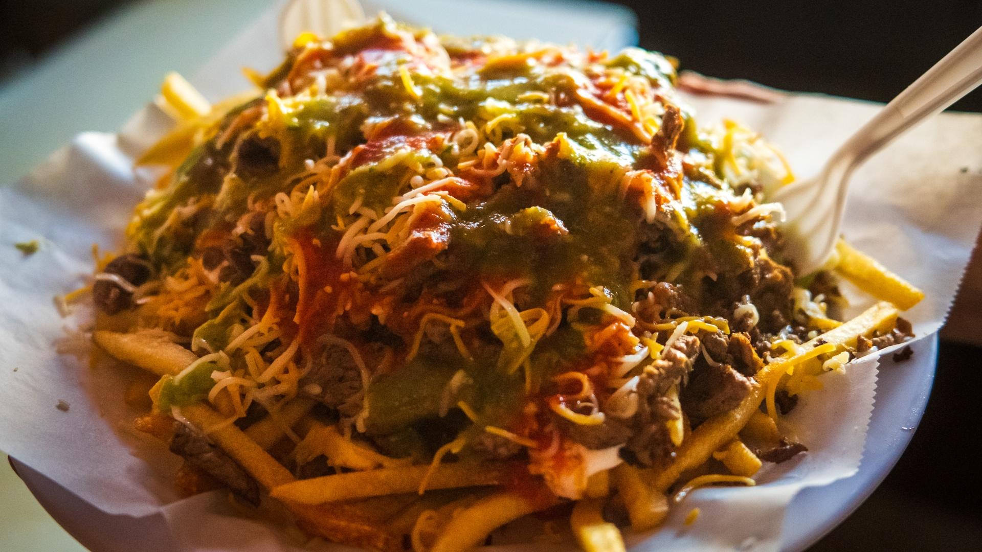 Bites from La Frontera: Carne Asada Fries | La Frontera with Pati ...