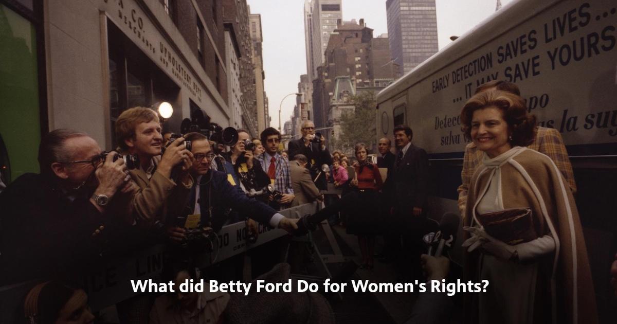 WGVU Presents | The Legacy of Betty Ford: Part 3 - What Did Betty Ford ...