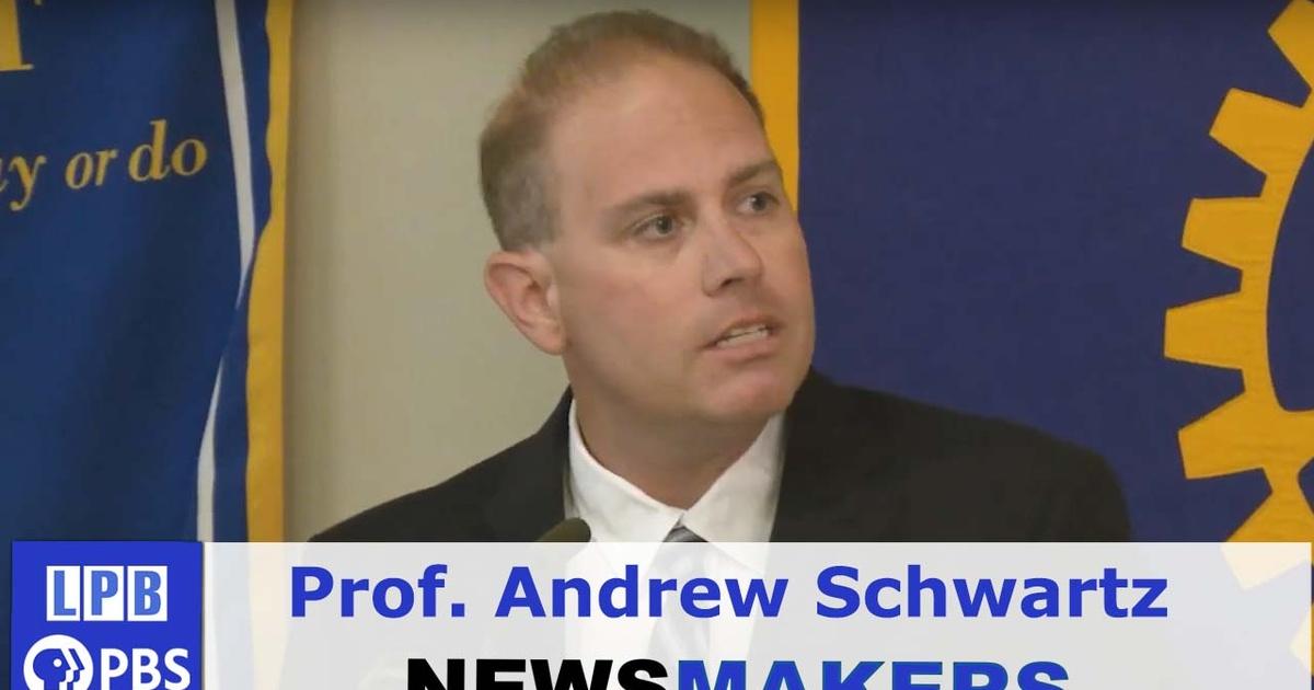 Newsmakers | Prof. Andrew Schwartz | IS/DS Department at LSU | 08/23 ...