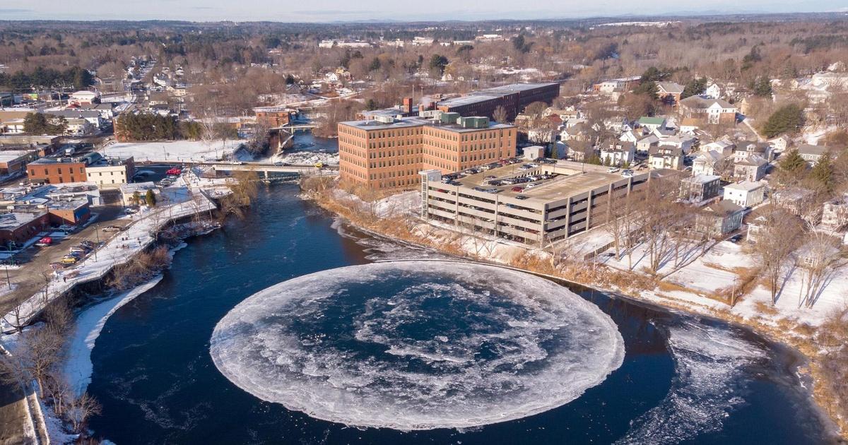 Assignment: Maine | Presumpscot River Rotating Ice Disk in Westbrook | PBS