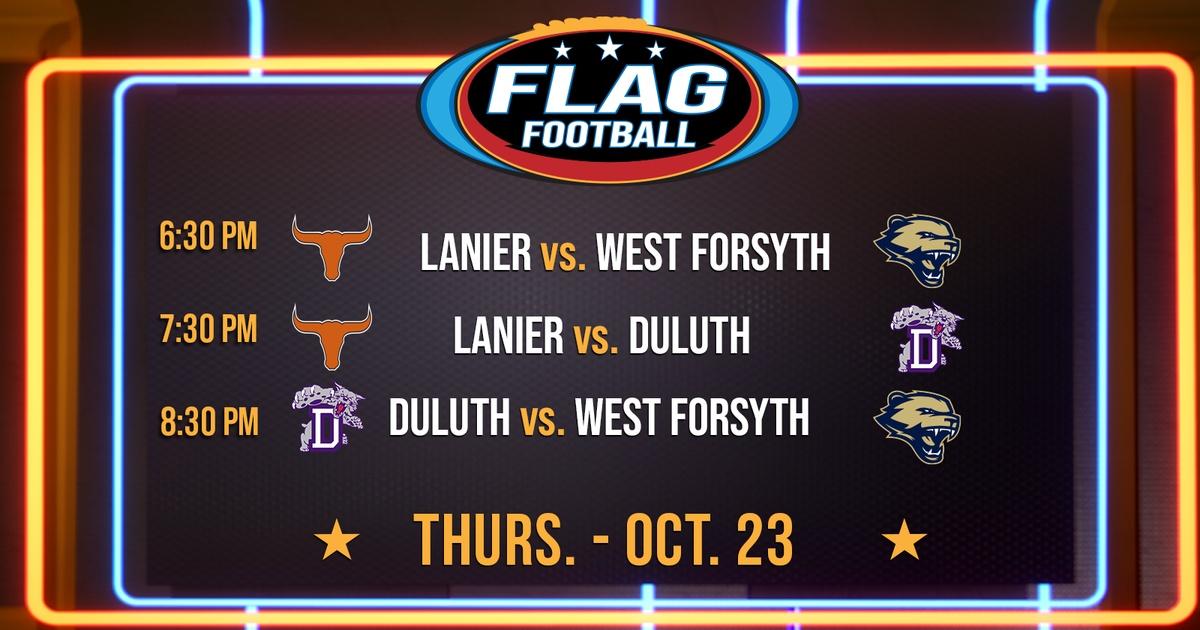 Football Fridays in Georgia | West Forsyth, Duluth, Lanier | Flag ...