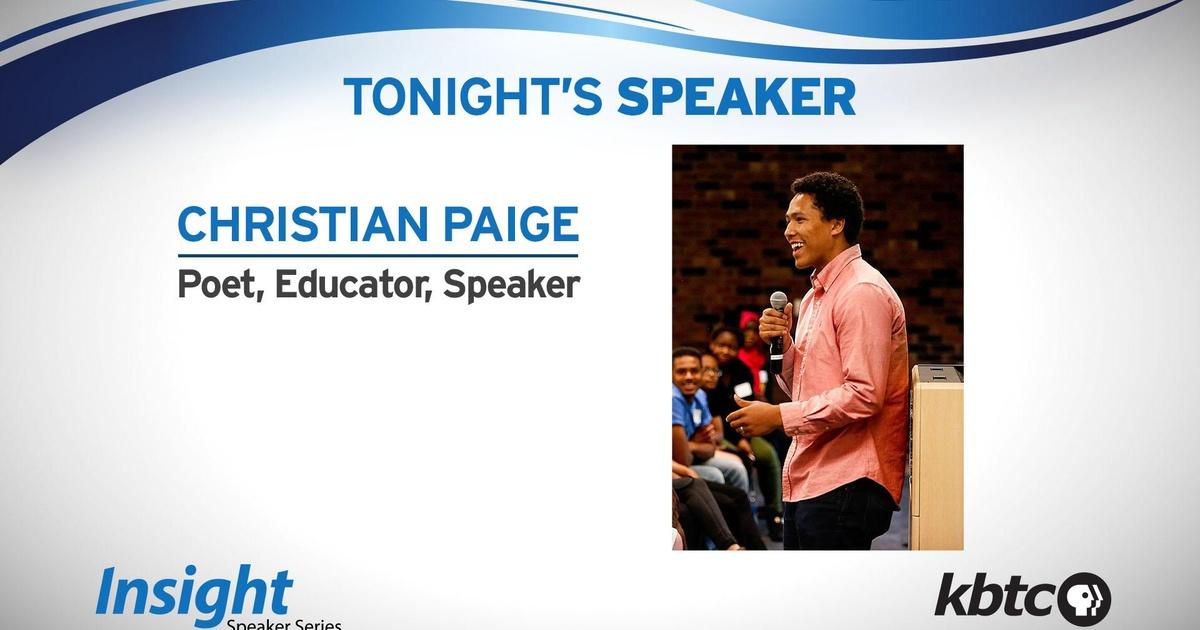 KBTC insight Speakers | Insight Speaker Series Christian Paige | PBS